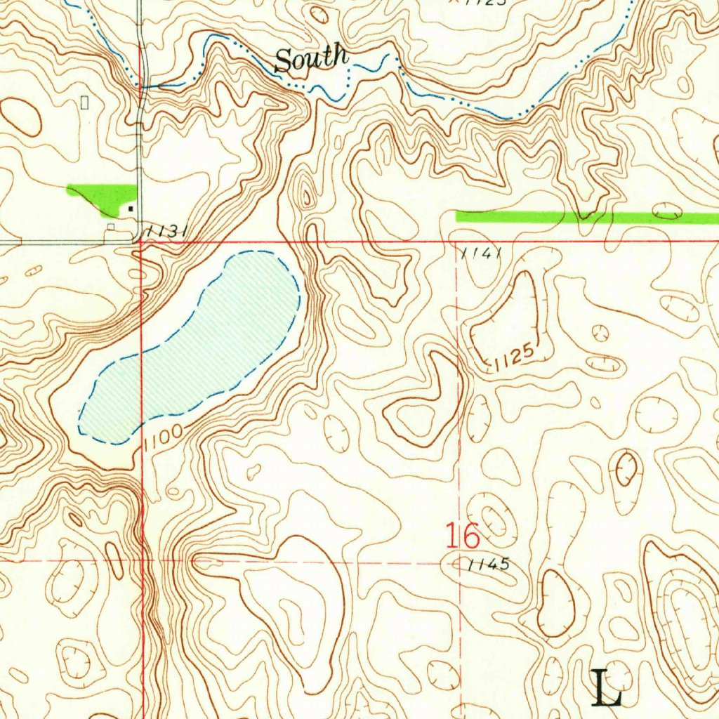 Enderlin South, ND (1960, 24000-Scale) Map by United States Geological ...