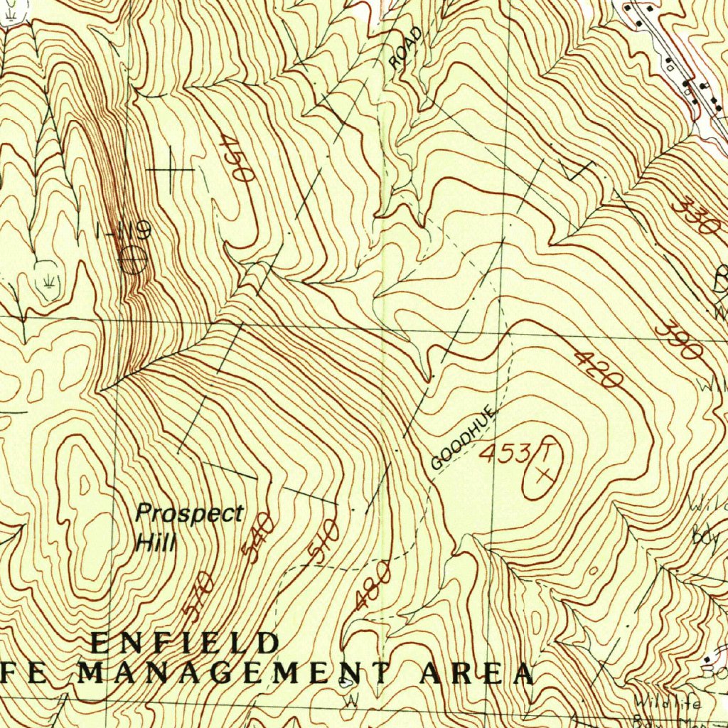 Enfield Center, NH (1984, 25000-Scale) Map by United States Geological ...