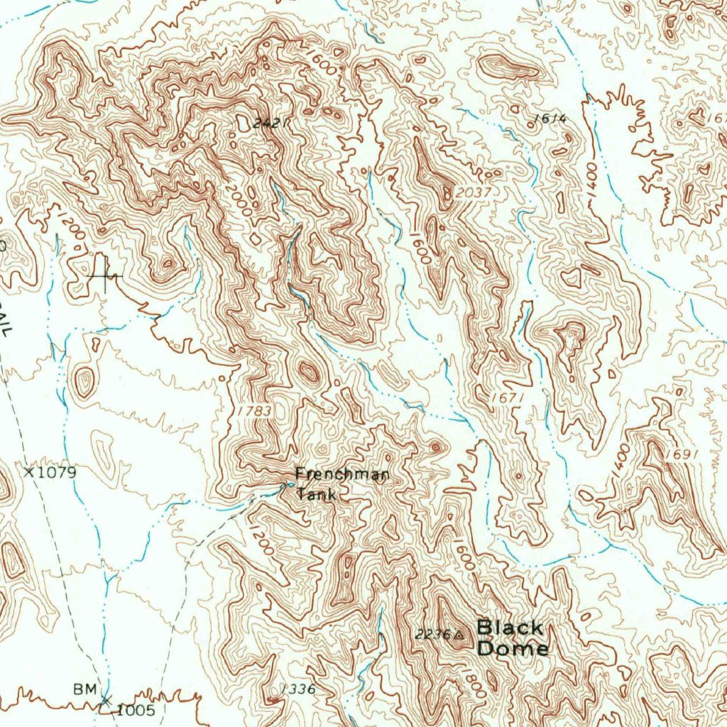 Engesser Pass, AZ (1965, 62500-Scale) Map by United States Geological ...