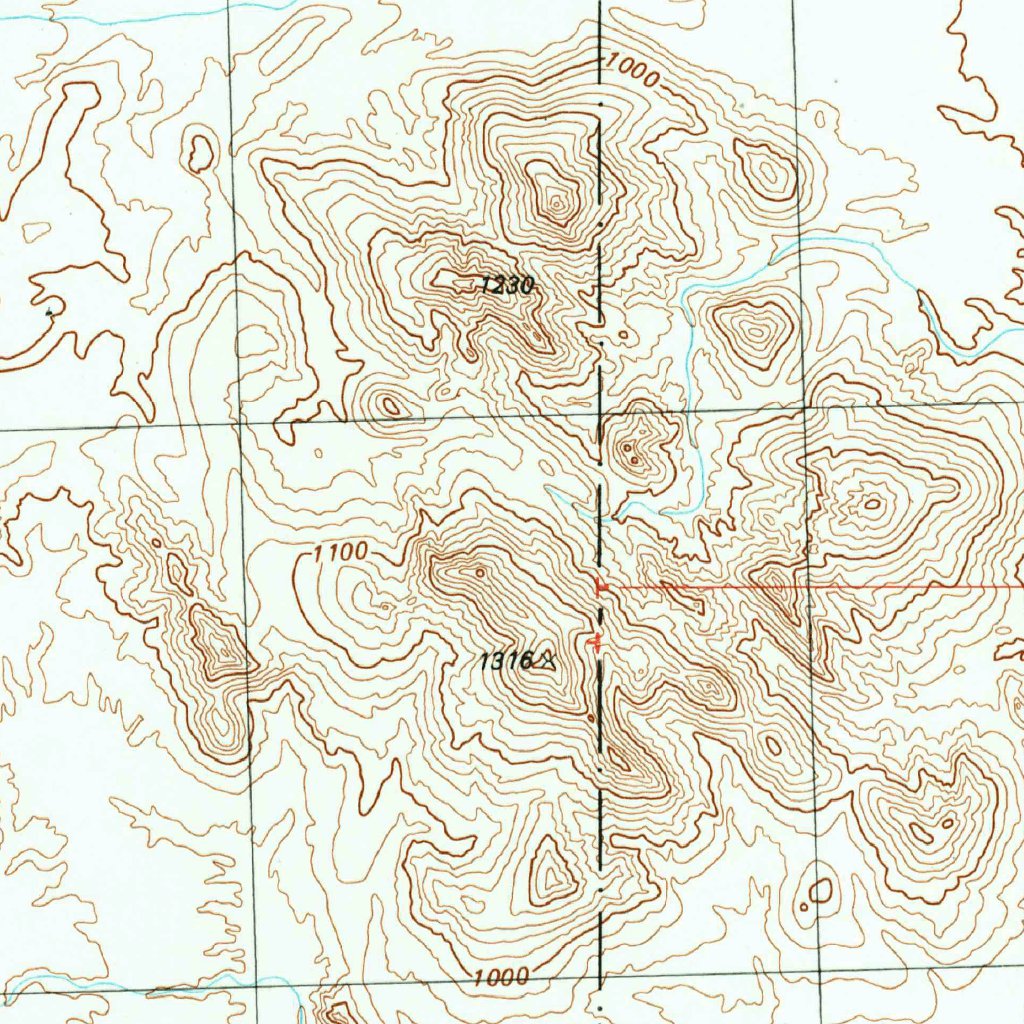 Engesser Pass SW, AZ (1990, 24000-Scale) Map by United States ...