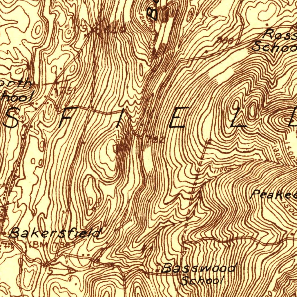 Enosburg Falls, VT (1922, 48000-Scale) Map by United States Geological ...