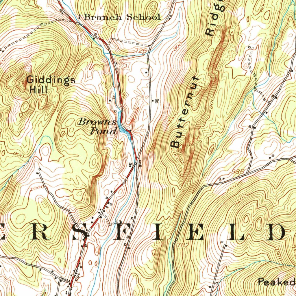 Enosburg Falls, VT (1953, 62500-Scale) Map by United States Geological ...