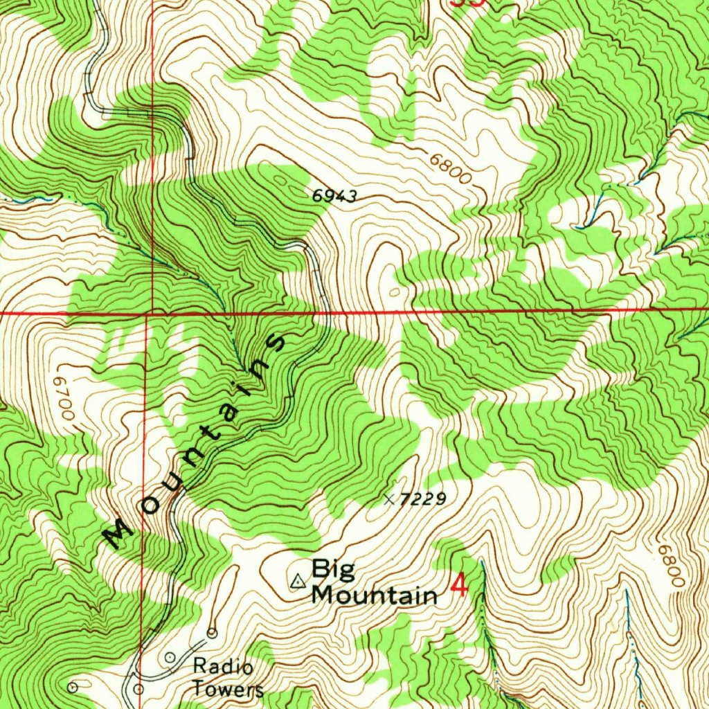Enterprise, UT (1972, 24000-Scale) Map by United States Geological ...