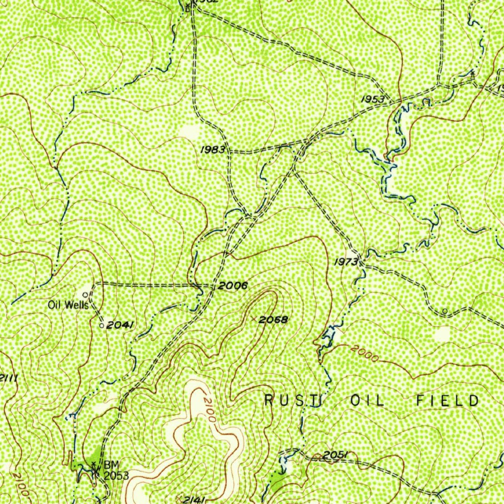 Eola, TX (1957, 62500-Scale) Map by United States Geological Survey ...