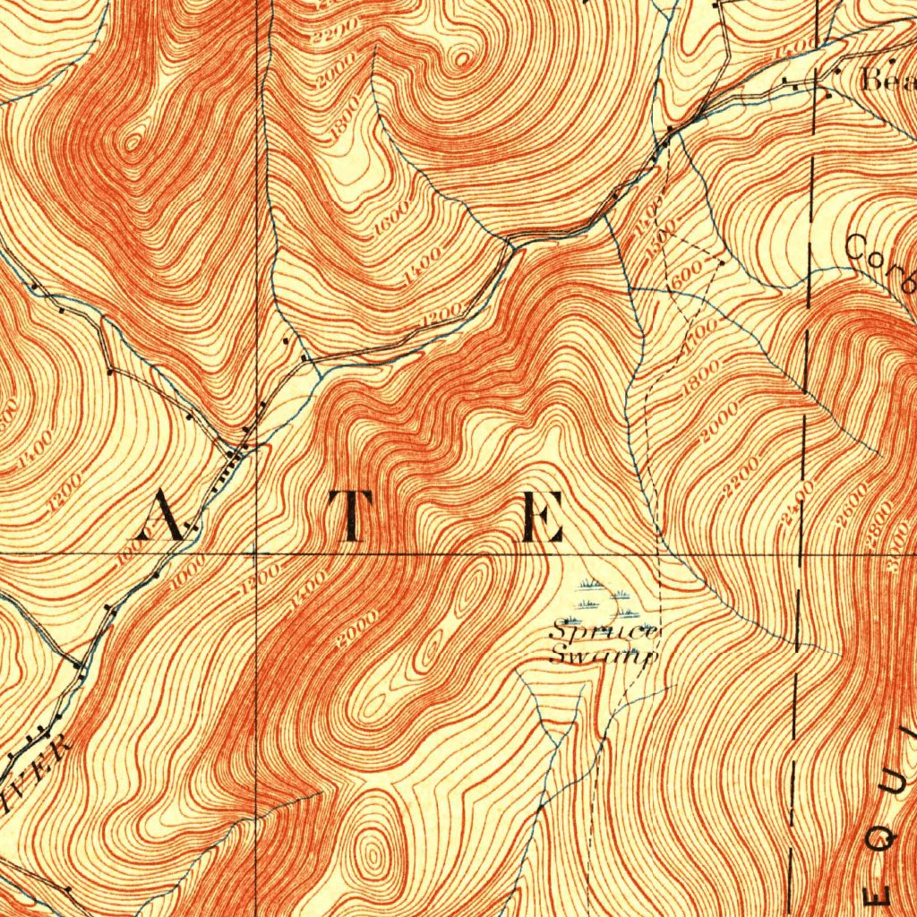 Equinox, VT (1900, 62500-Scale) Map by United States Geological Survey ...