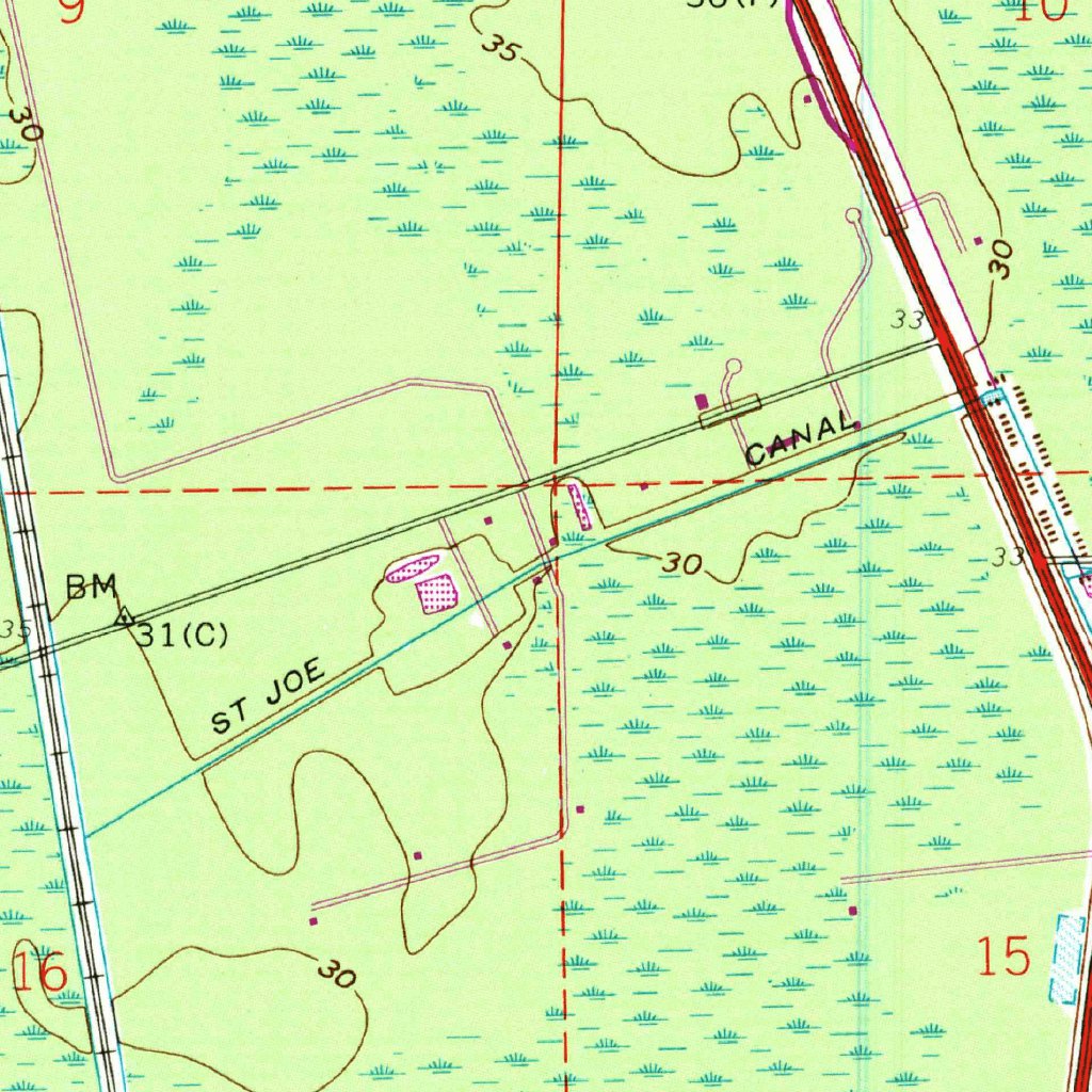 Espanola, FL (1957, 24000-Scale) Map by United States Geological Survey ...