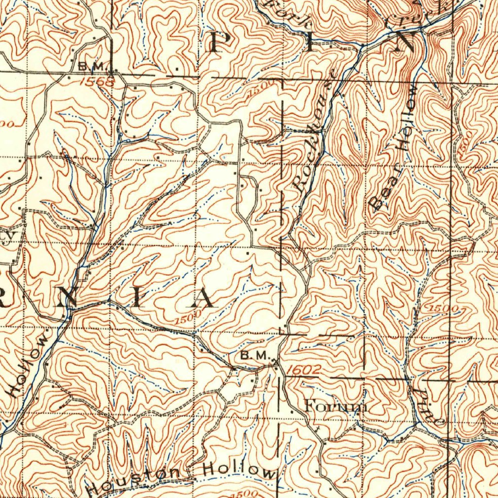 Eureka Springs, AR-MO (1900, 125000-Scale) Map by United States ...