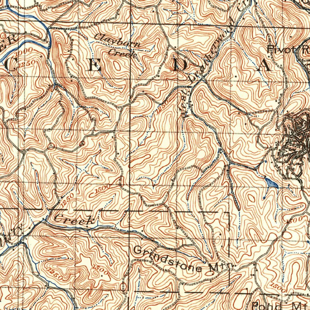 Eureka Springs, AR-MO (1900, 125000-Scale) Map by United States ...
