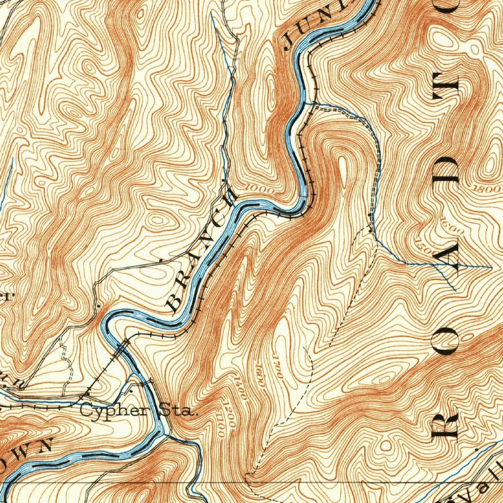 Everett, PA (1900, 62500-Scale) Map by United States Geological Survey ...