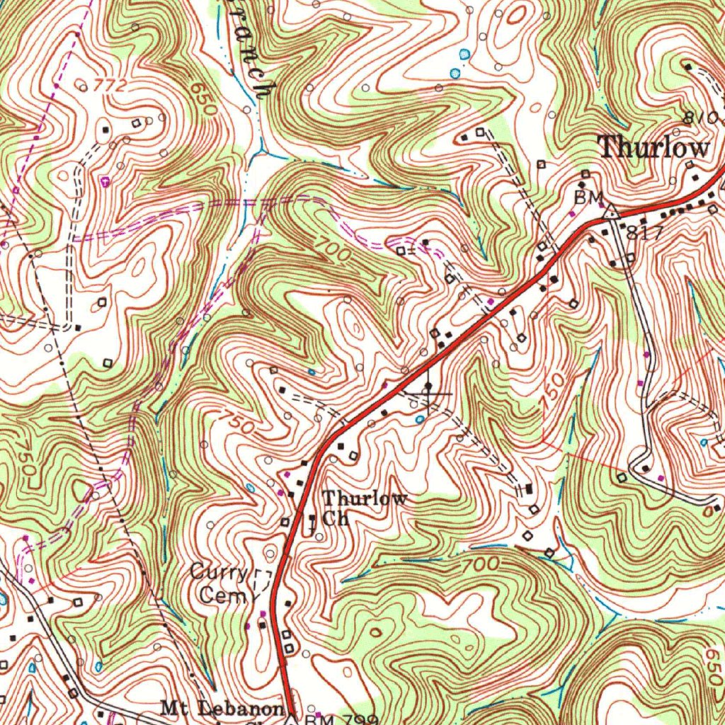Exie, KY (1961, 24000-Scale) Map by United States Geological Survey ...