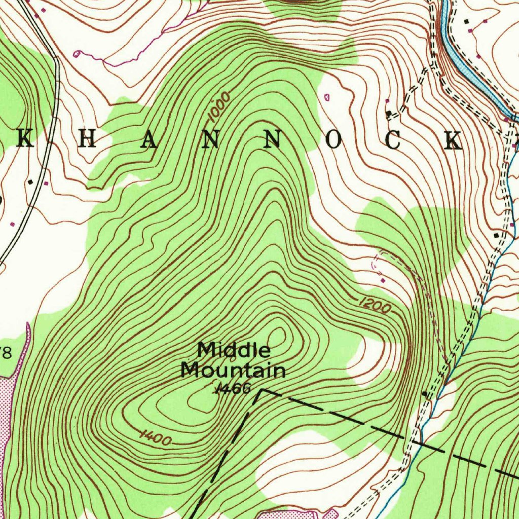 Factoryville, PA (1946, 24000-Scale) Map by United States Geological ...