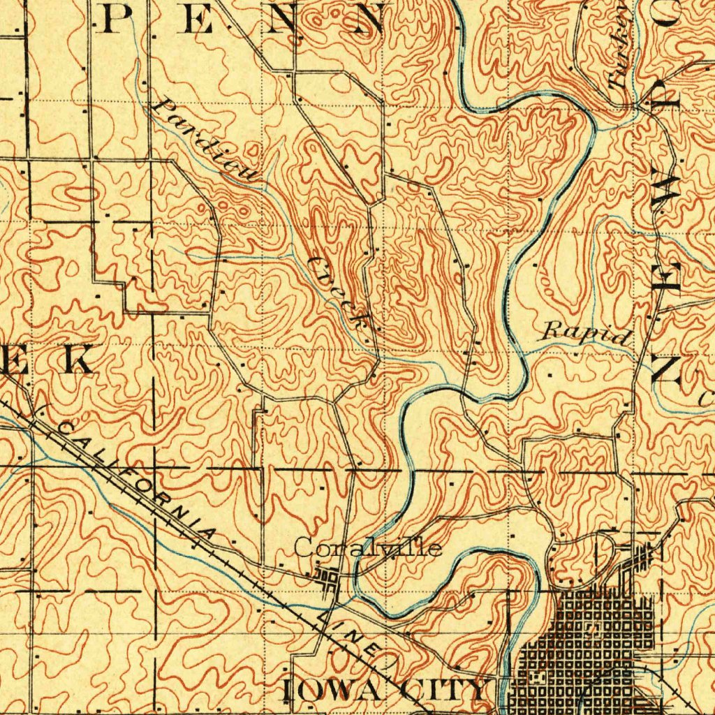 Fairfax, IA (1903, 125000-Scale) Map by United States Geological Survey ...