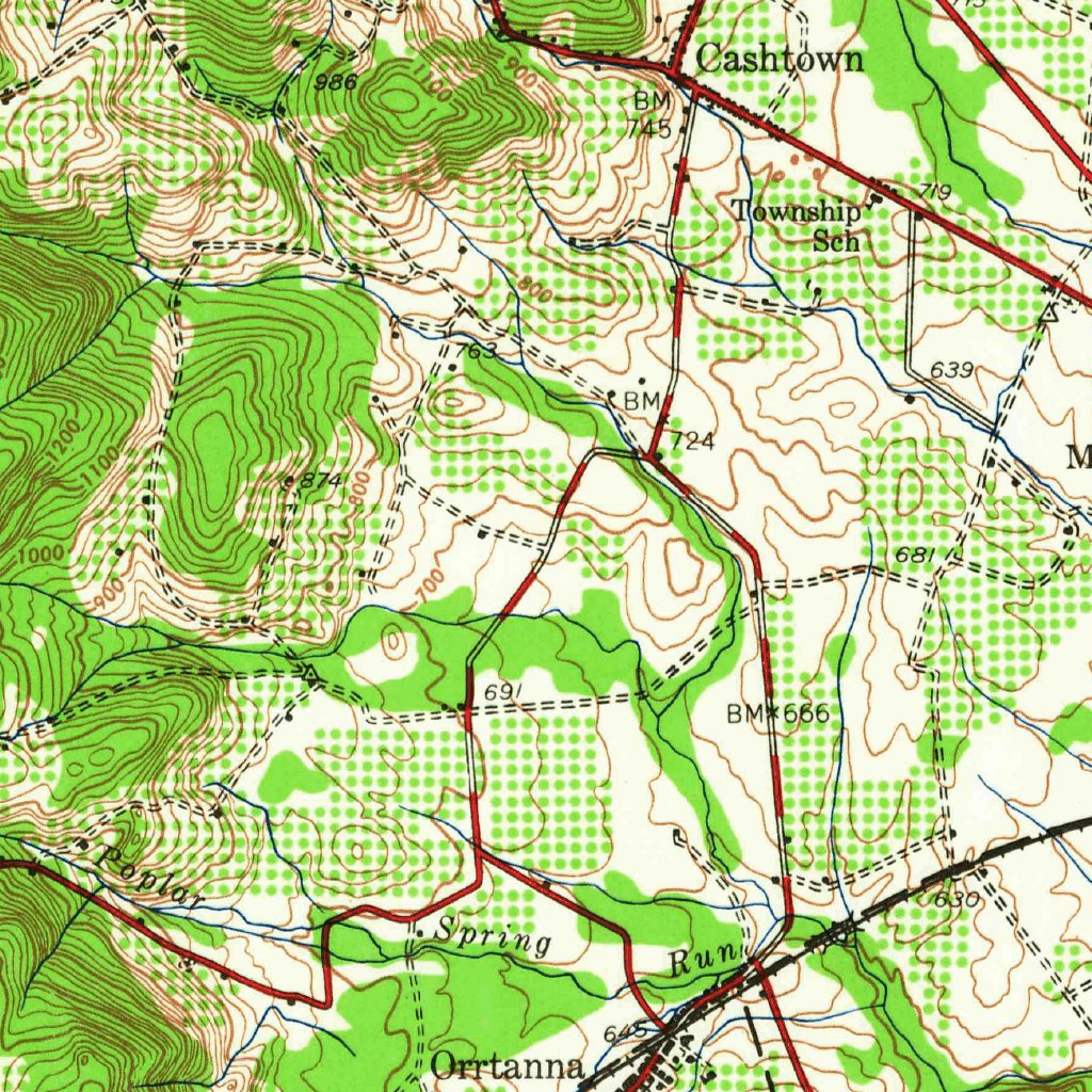 Fairfield, PA (1951, 62500-Scale) Map by United States Geological ...