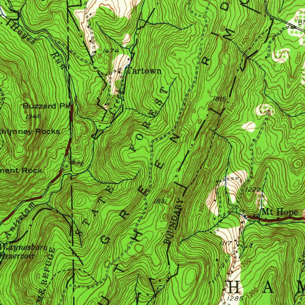 Fairfield, PA (1951, 62500-Scale) Map by United States Geological ...