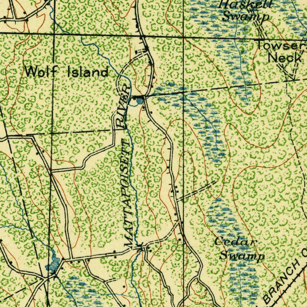 Fairhaven, MA (1918, 62500-Scale) Map by United States Geological ...