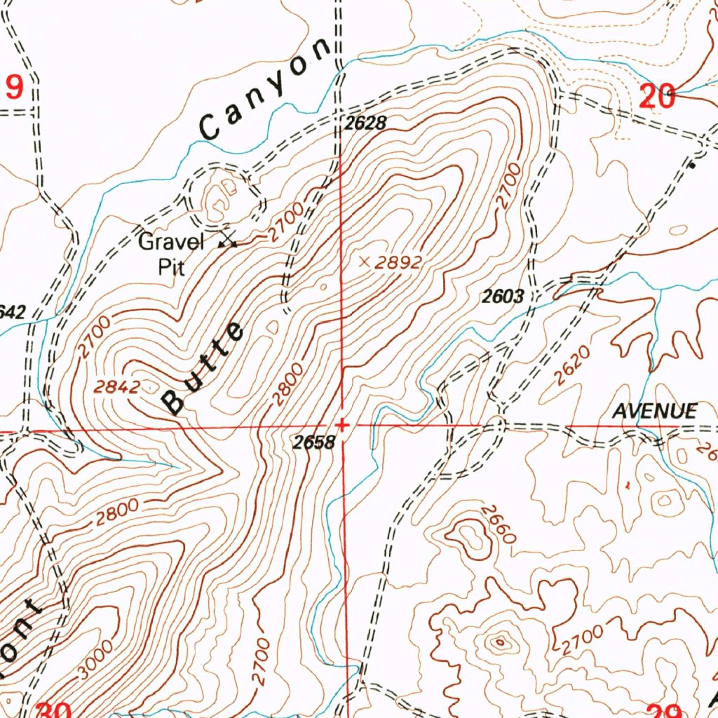 Fairmont Butte, CA (1995, 24000-Scale) Map by United States Geological ...