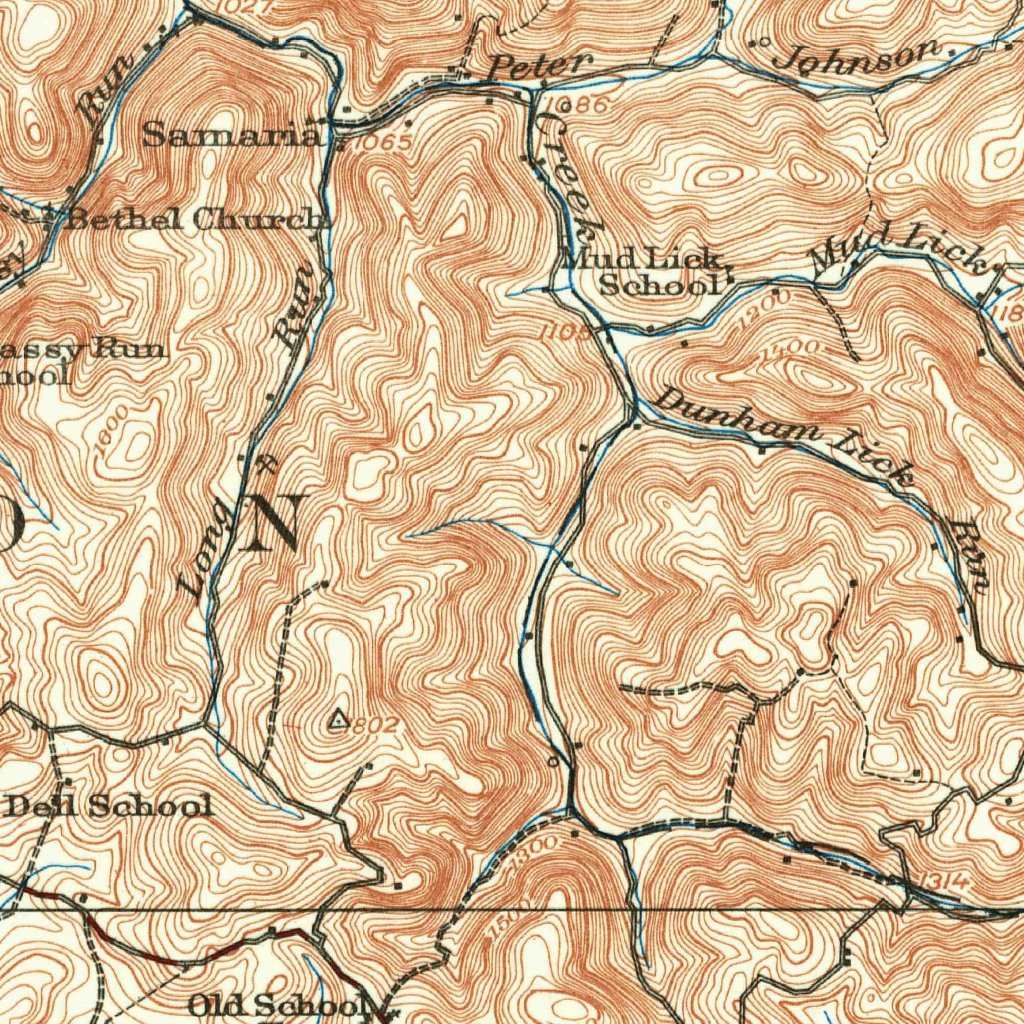 Fairmont, WV (1923, 62500-Scale) Map by United States Geological Survey ...