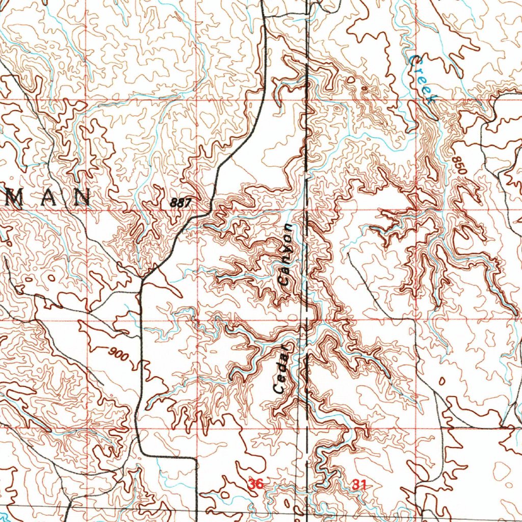 Faith, SD (1984, 100000-Scale) Map by United States Geological Survey ...