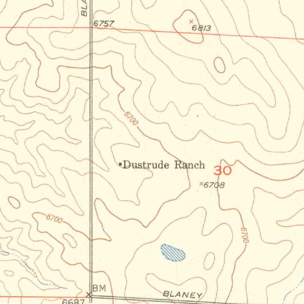 Falcon, CO (1948, 24000-Scale) Map by United States Geological Survey ...