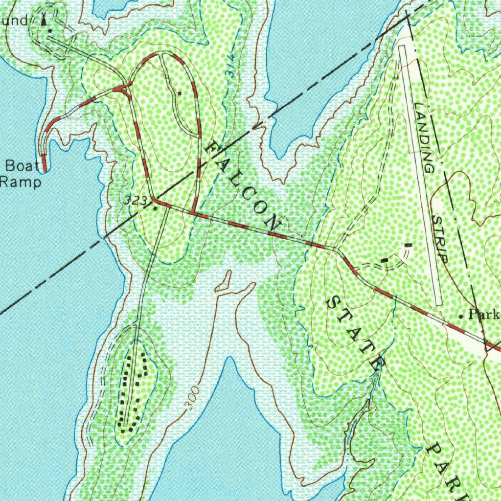 Falcon Village, TX (1965, 24000-Scale) Map by United States Geological ...