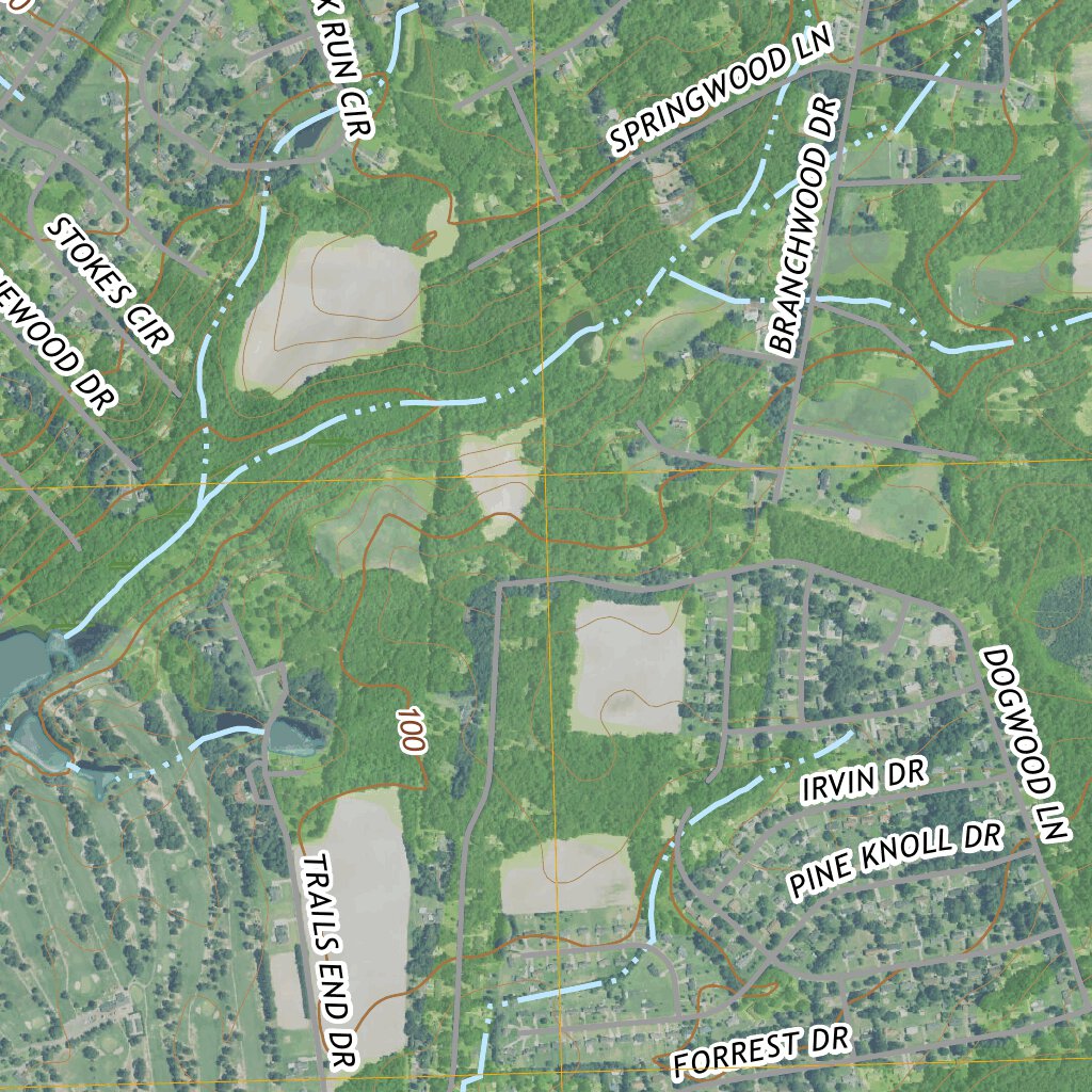 Falling Creek, NC (2019, 24000-Scale) Map by United States Geological ...