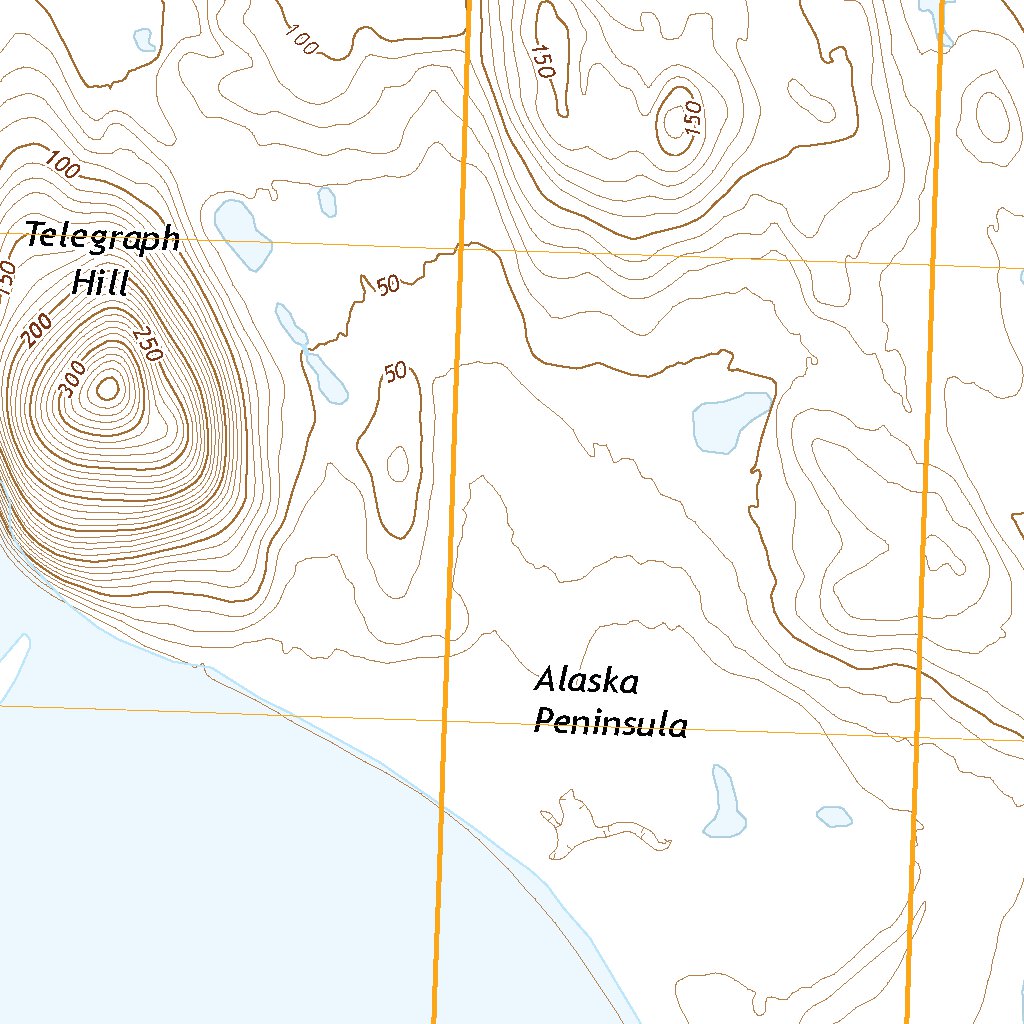 False Pass D-2 NW, AK (2020, 25000-Scale) Map by United States ...