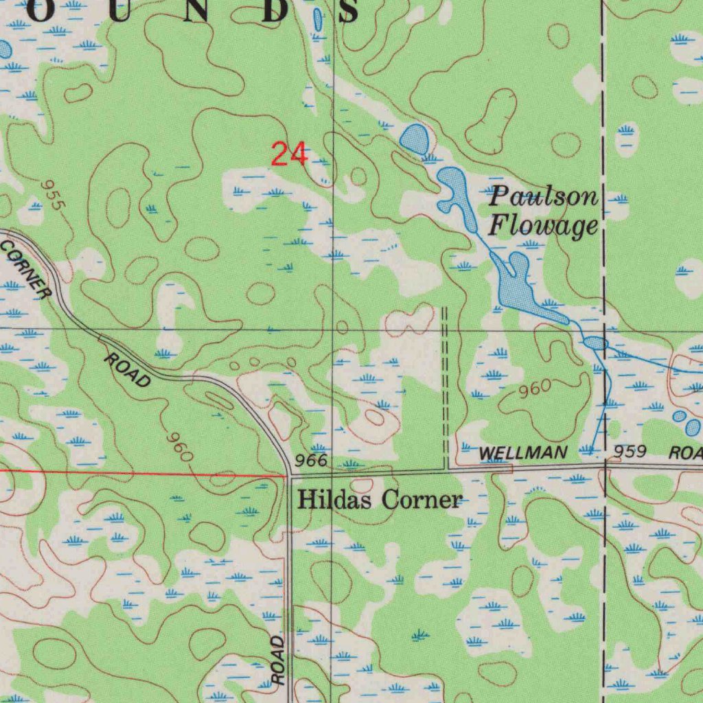 Falun, WI (1982, 24000-Scale) Map by United States Geological Survey ...