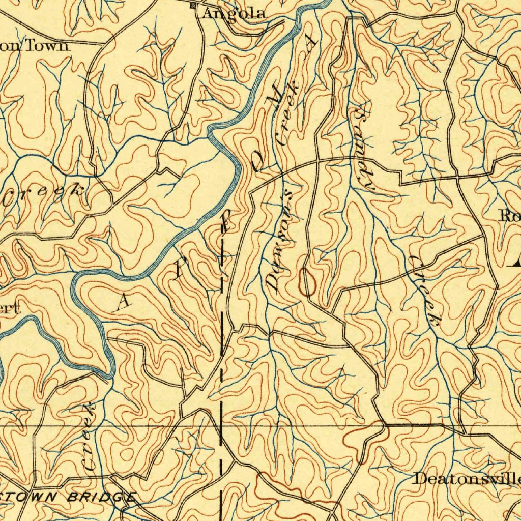 Farmville, VA (1893, 125000-Scale) Map by United States Geological ...