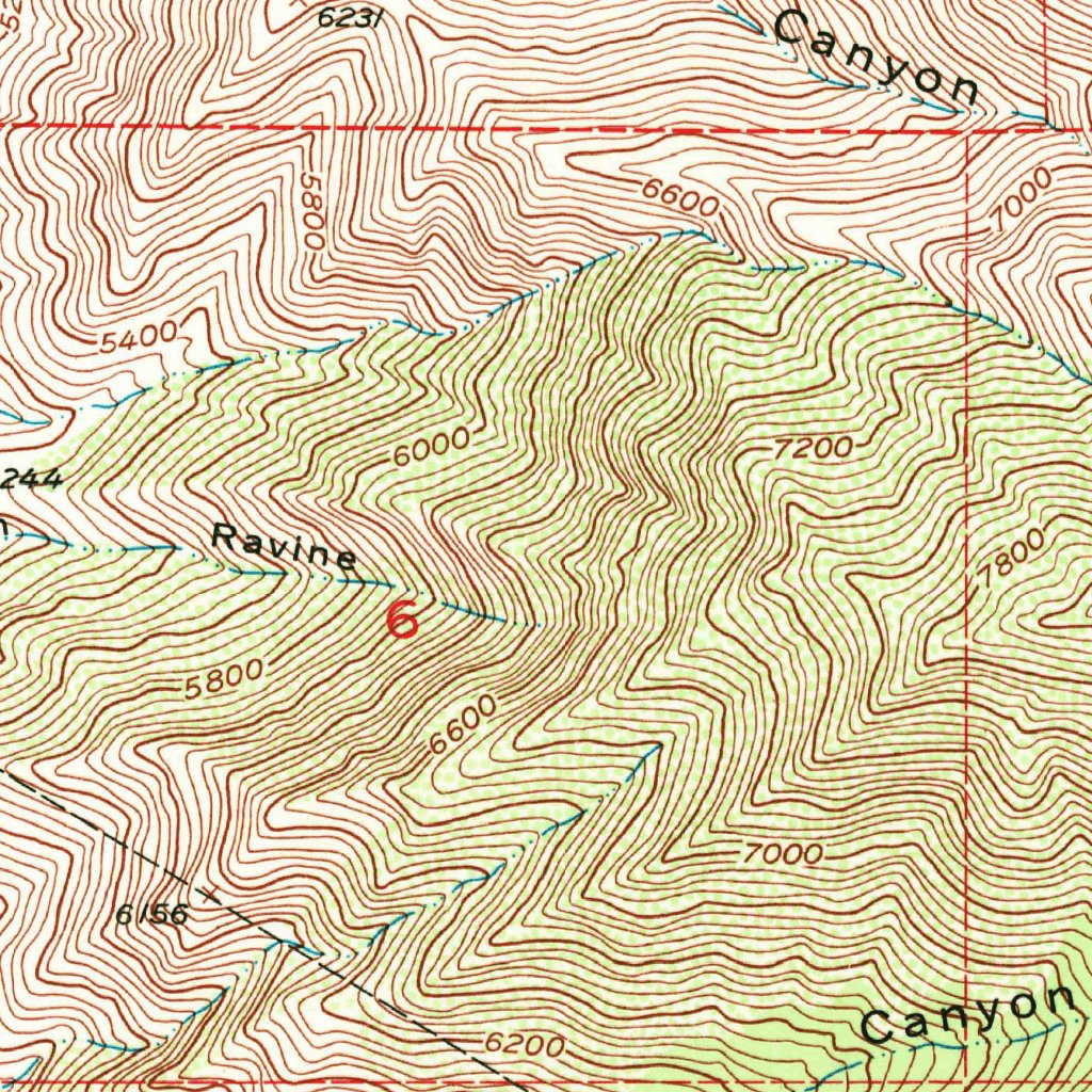 Farnsworth Peak, UT (1952, 24000-Scale) Map by United States Geological ...