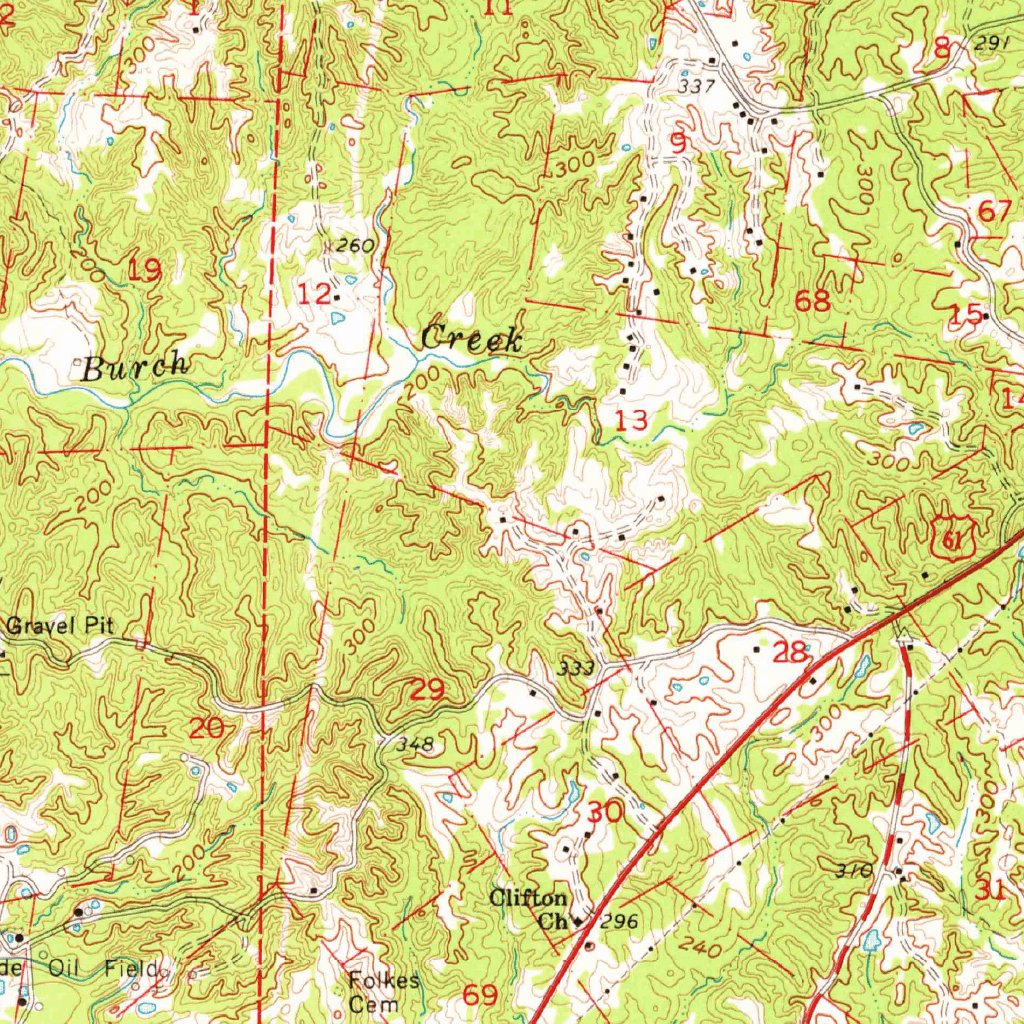 Fayette, MS (1962, 62500-Scale) Map by United States Geological Survey ...