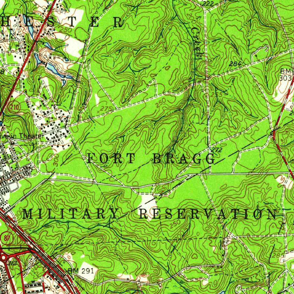 Fayetteville, NC (1957, 62500-Scale) Map by United States Geological ...