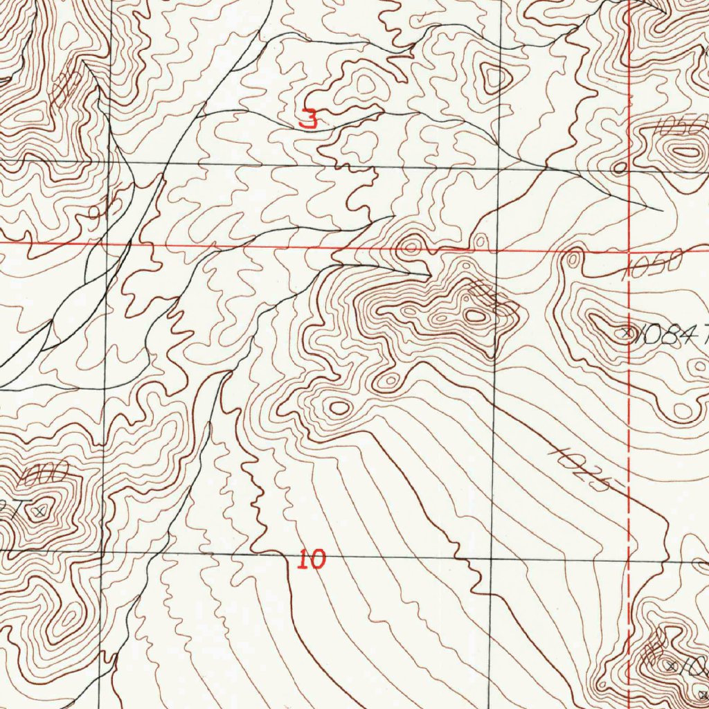 Fenner Hills, CA (1984, 24000-Scale) Map by United States Geological ...