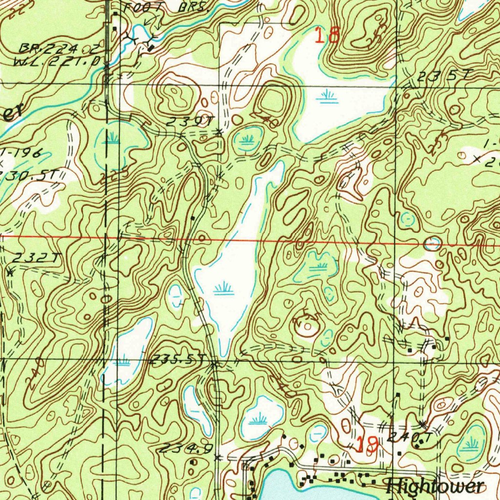 Ferry, MI (1985, 24000-Scale) Map by United States Geological Survey ...