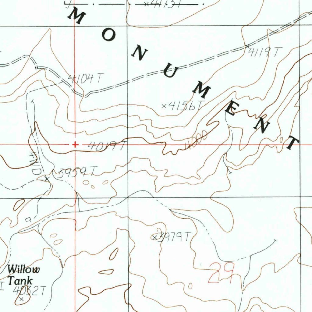 Ferry Swale, AZ (1997, 24000-Scale) Map by United States Geological ...