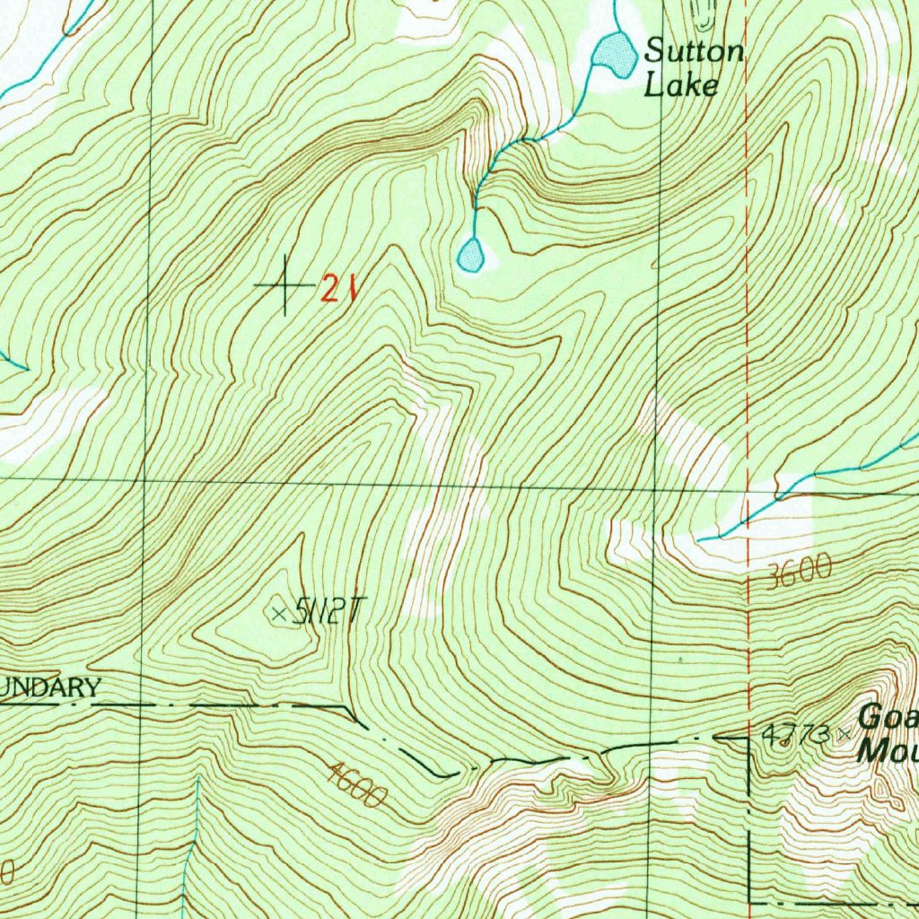 Findley Lake, WA (1989, 24000-Scale) Map by United States Geological ...