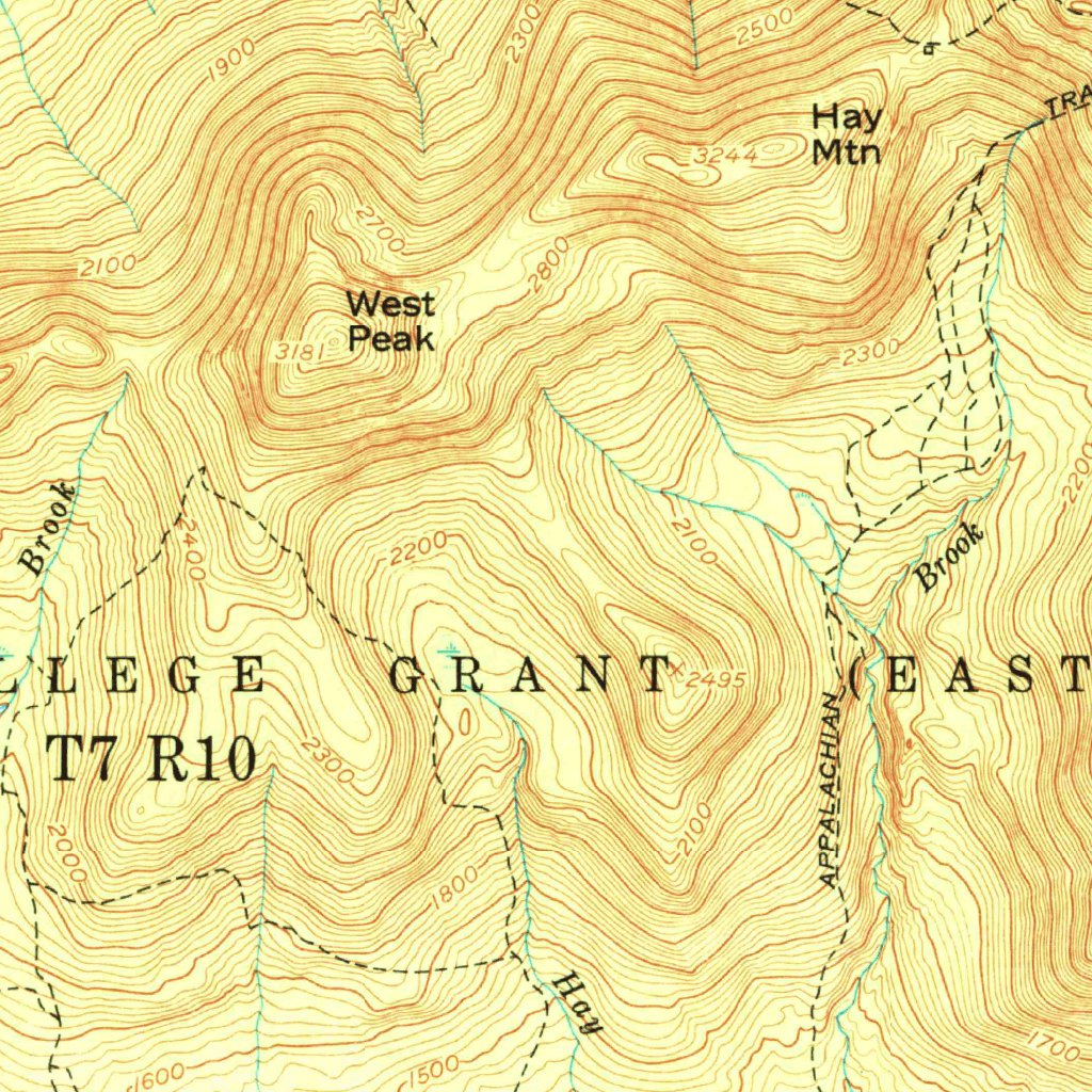 First Roach Pond, ME (1952, 62500-Scale) Map by United States ...
