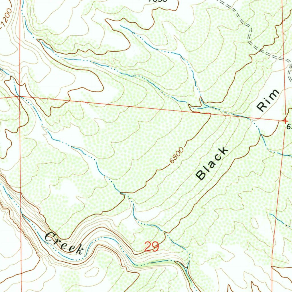 First Water Draw, WY (1968, 24000-Scale) Map by United States ...