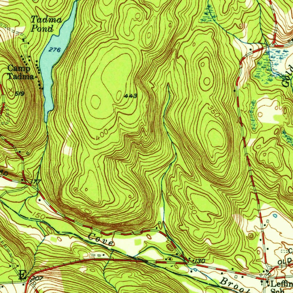 Fitchville, CT (1953, 31680-Scale) Map by United States Geological ...