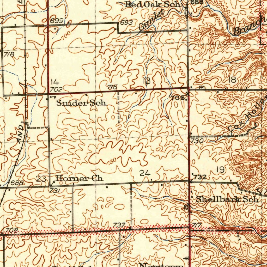 Fithian, IL (1943, 62500-Scale) Map by United States Geological Survey ...