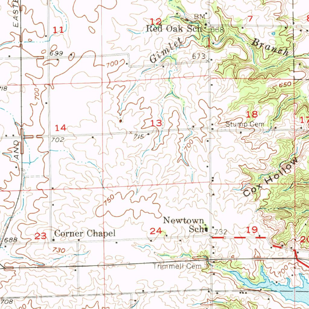 Fithian, IL (1957, 62500-Scale) Map by United States Geological Survey ...