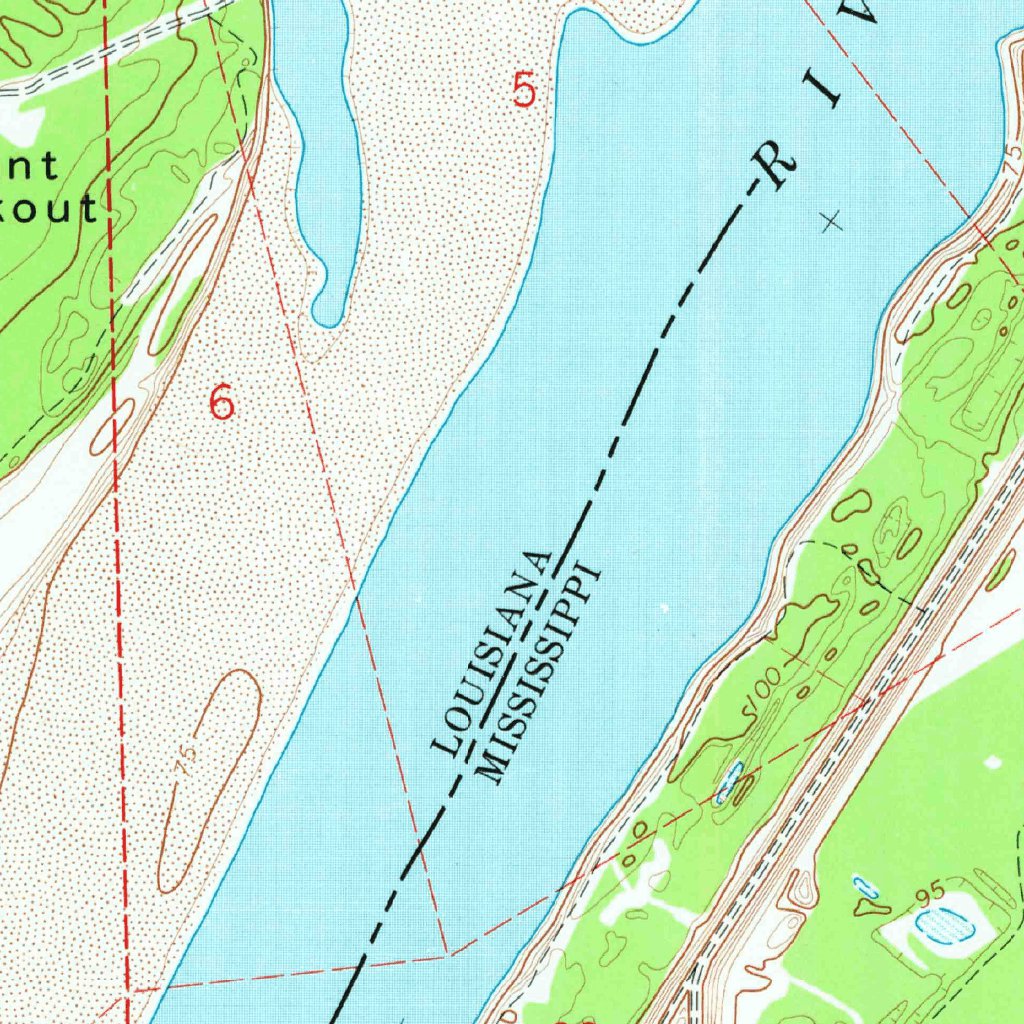 Fitler, MS-LA (1970, 24000-Scale) Map by United States Geological ...