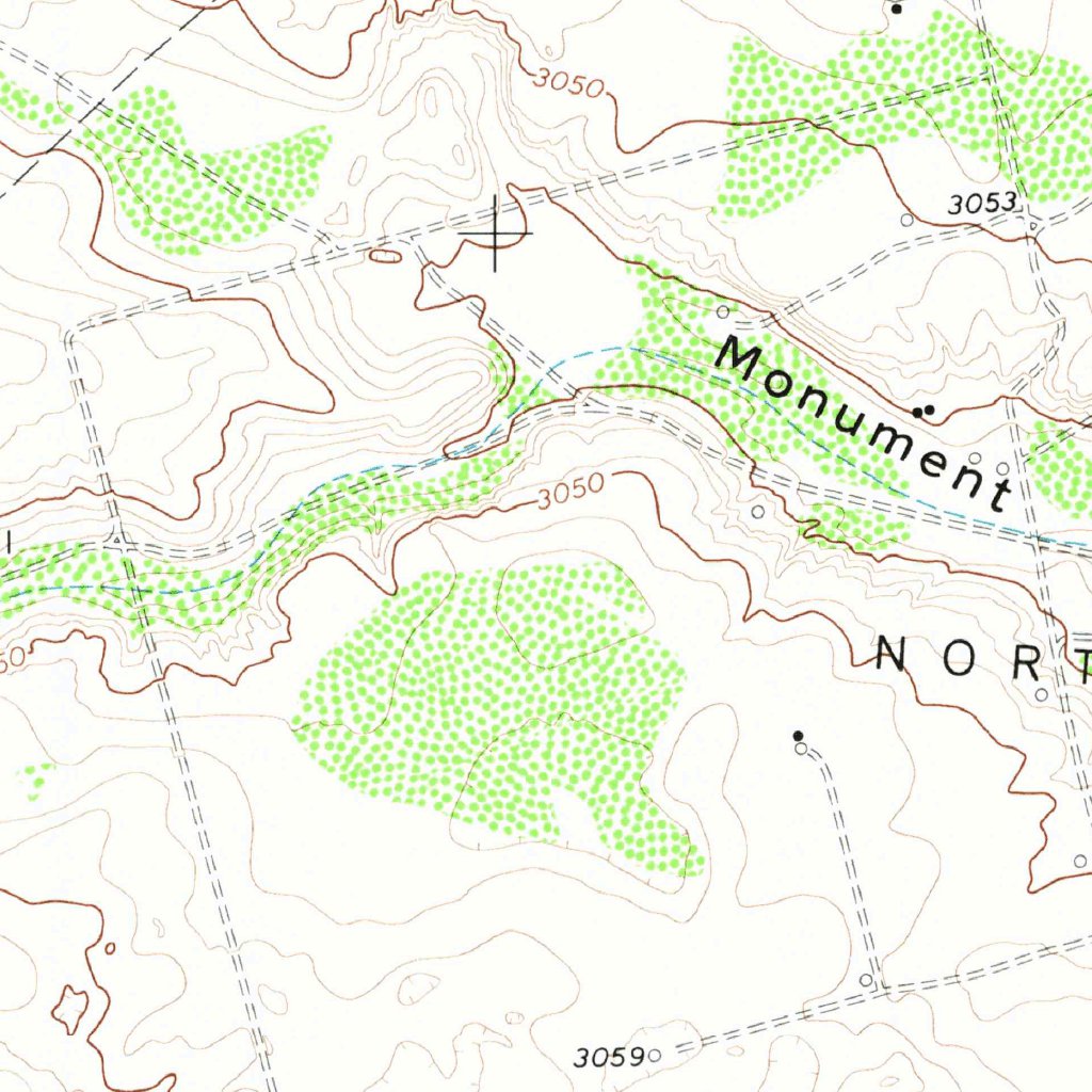 Five Wells Ranch NW, TX (1971, 24000-Scale) Map by United States ...