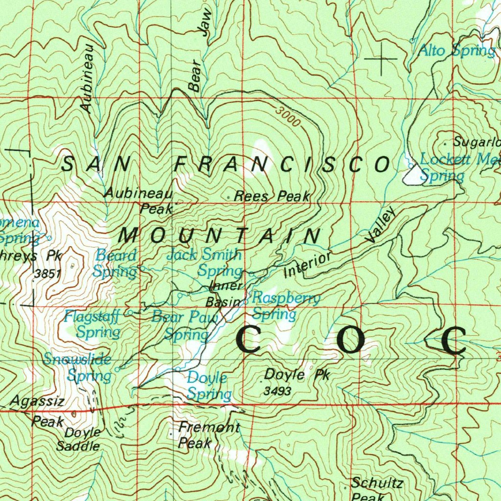 Flagstaff, AZ (1982, 100000-Scale) Map by United States Geological ...
