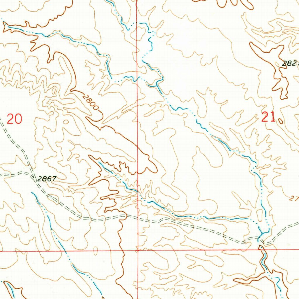 Flat Bottom Coulee SW, MT (1969, 24000-Scale) Map by United States ...