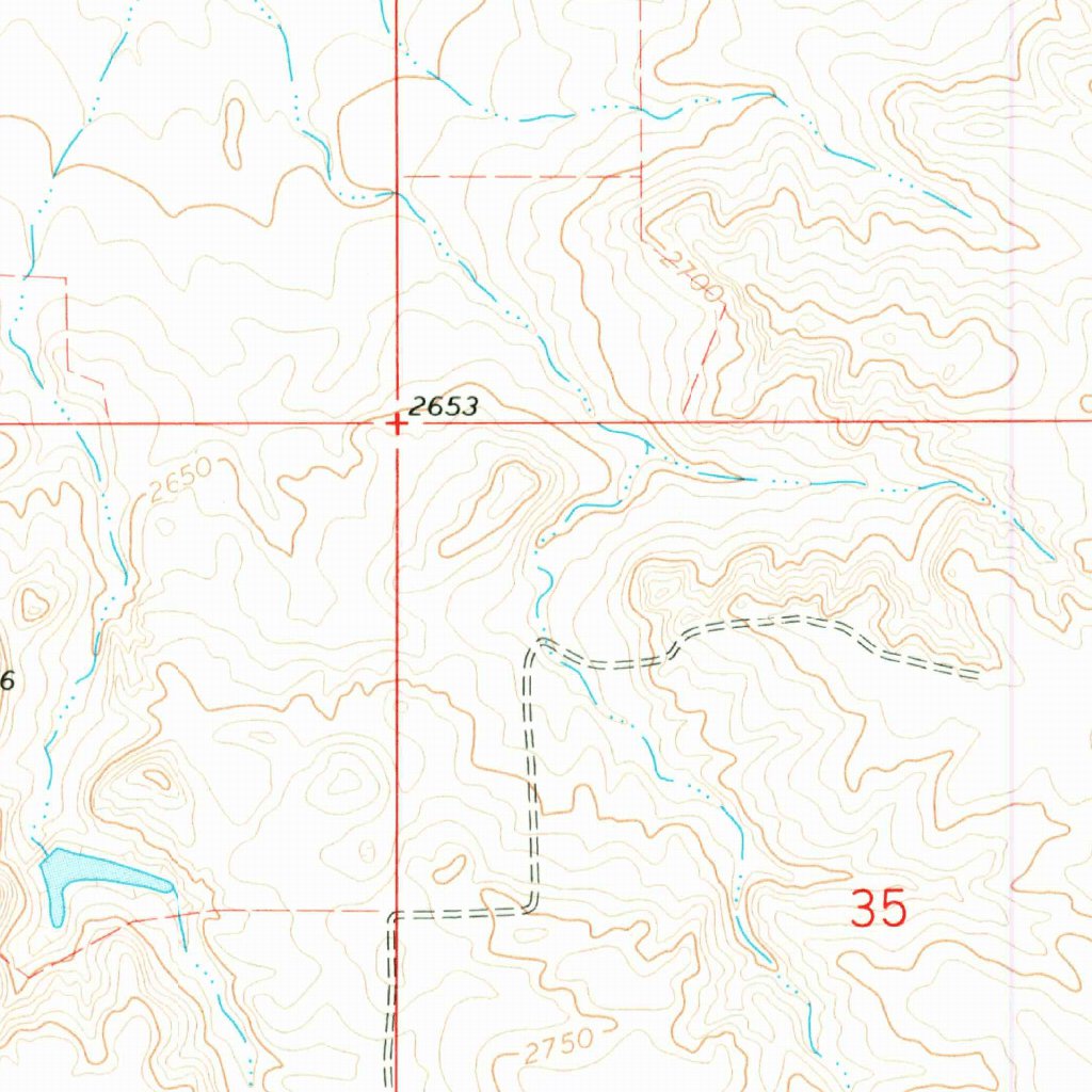 Flaxville, MT (1973, 24000-Scale) Map by United States Geological ...