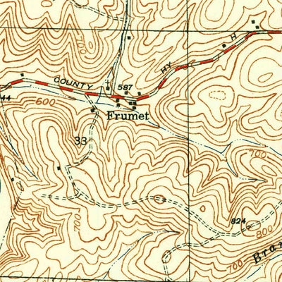 Fletcher, MO (1937, 24000-Scale) Map by United States Geological Survey ...