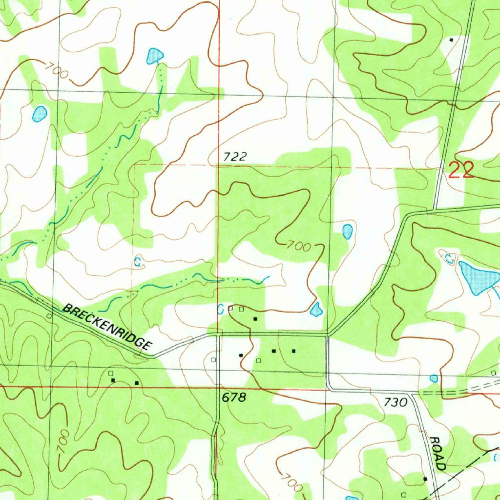 Fletcher, MO (1981, 24000-Scale) Map by United States Geological Survey ...
