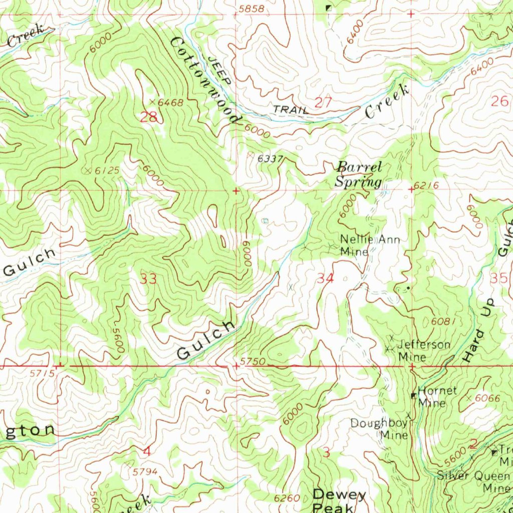 Flint Creek, ID (1965, 62500-Scale) Map by United States Geological ...