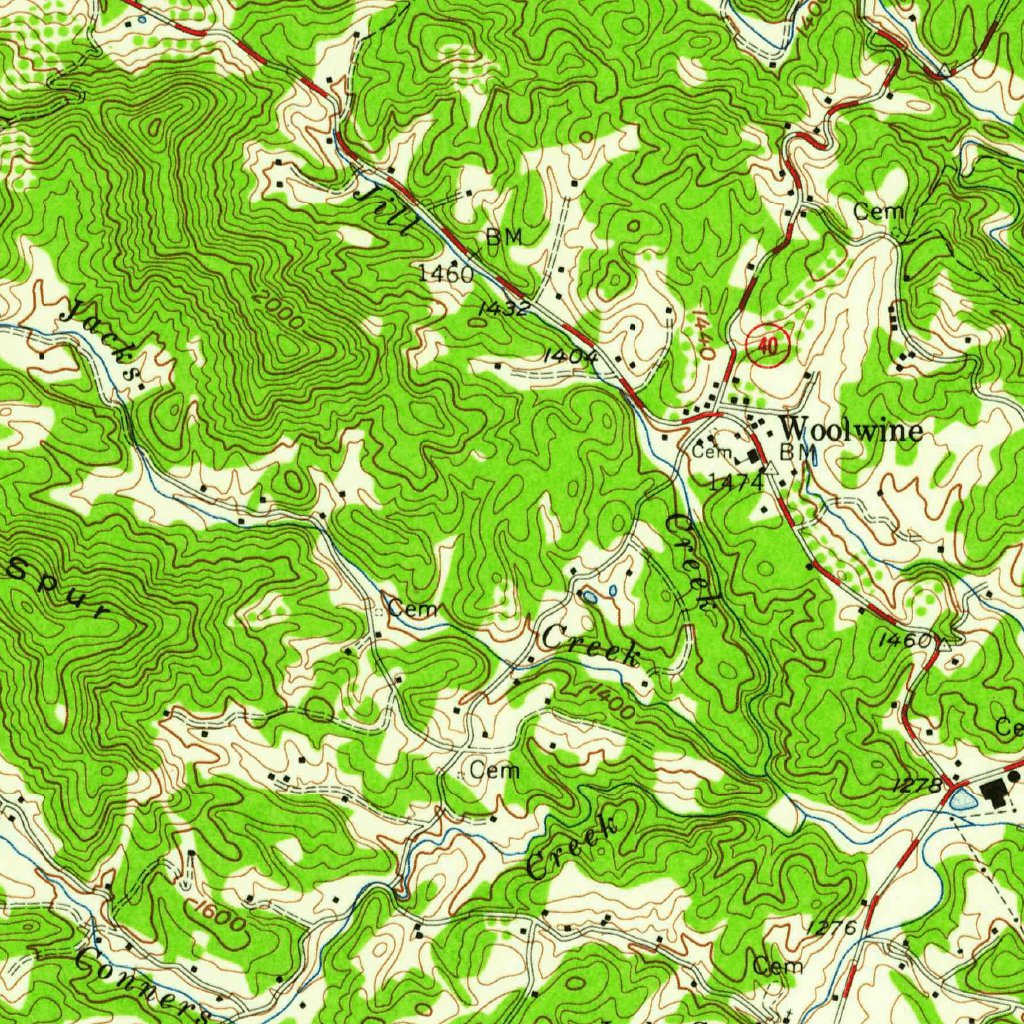 Floyd, VA (1957, 62500-Scale) Map by United States Geological Survey ...