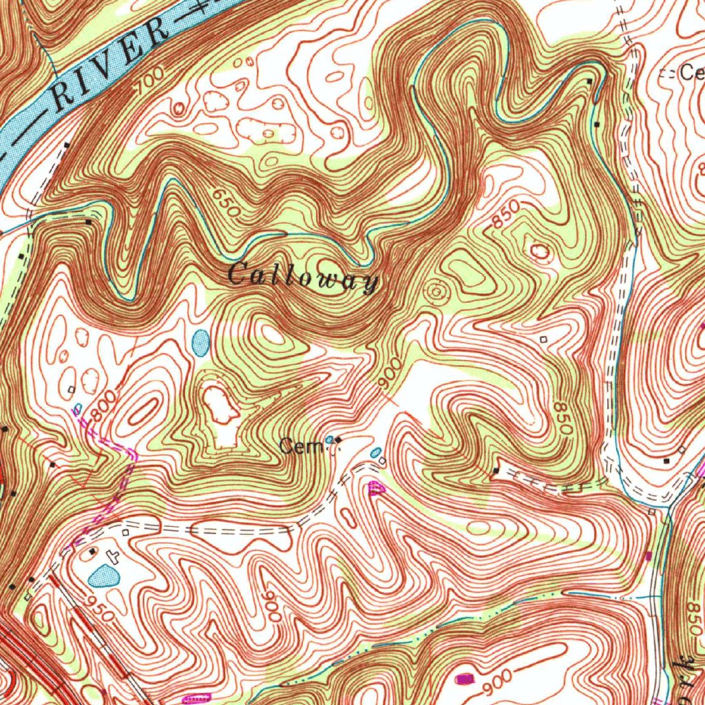 Ford, KY (1965, 24000-Scale) Map by United States Geological Survey ...